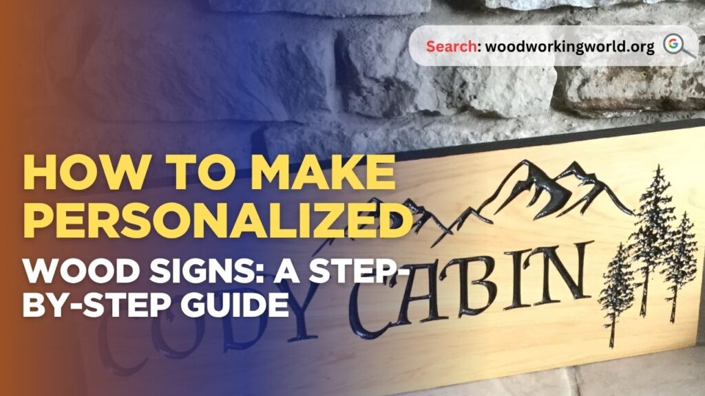 How to Make Personalized Wood Signs: A Step-by-Step Guide