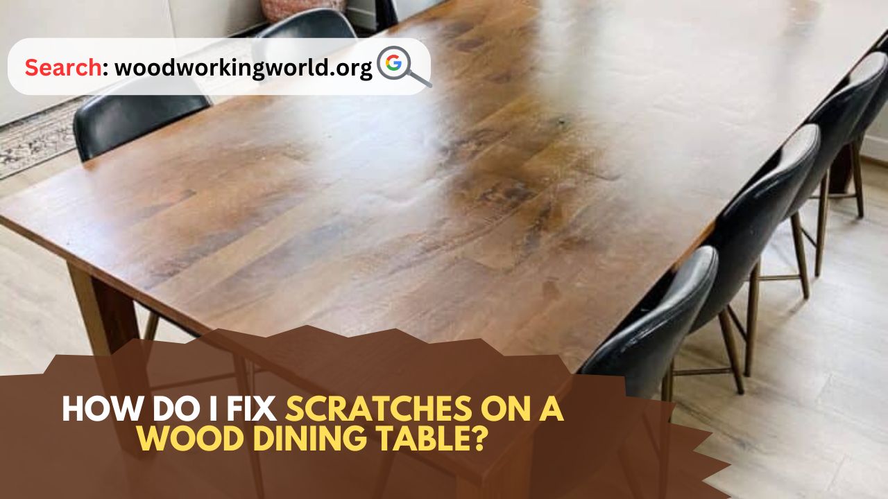 How do I fix scratches on a wood dining table? - woodworkingworld.org