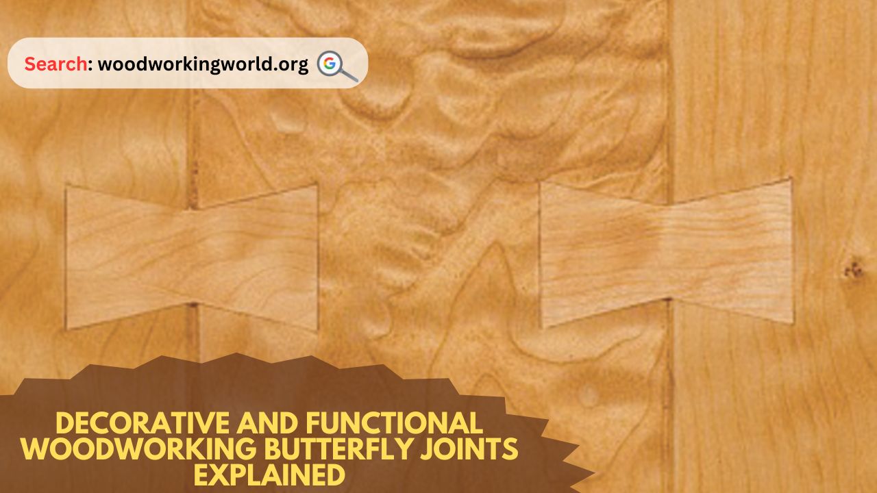 Decorative and functional woodworking butterfly joints explained