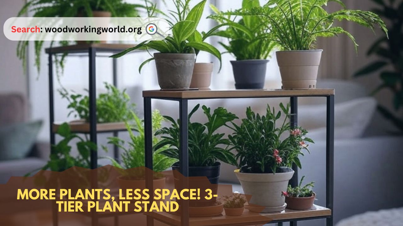 More Plants, Less Space! 3-Tier Plant Stand