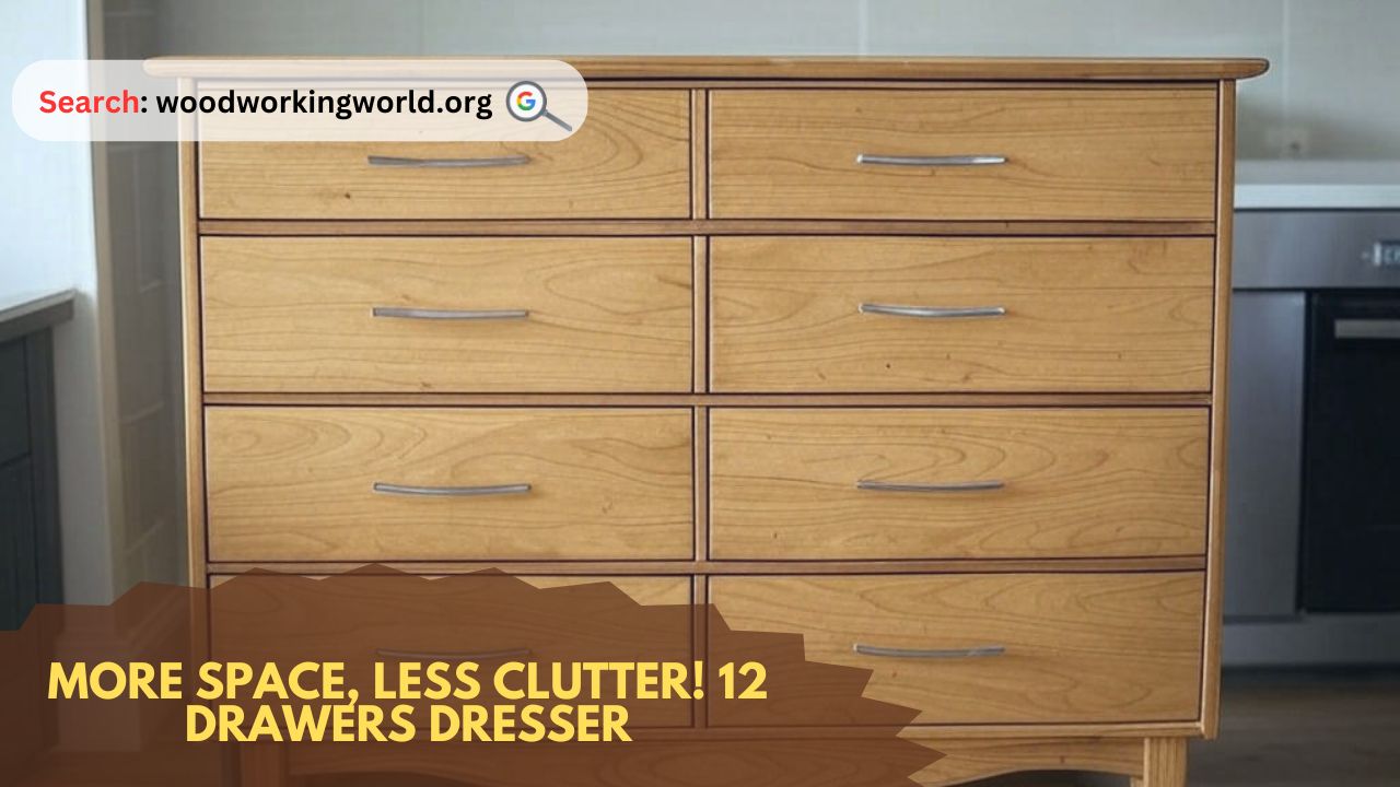 More Space, Less Clutter! 12 Drawers Dresser