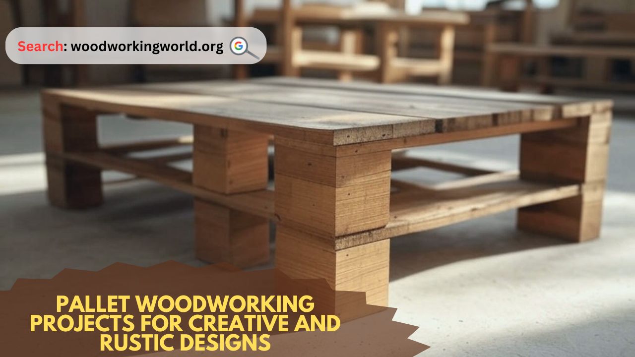 Pallet woodworking projects for creative and rustic designs