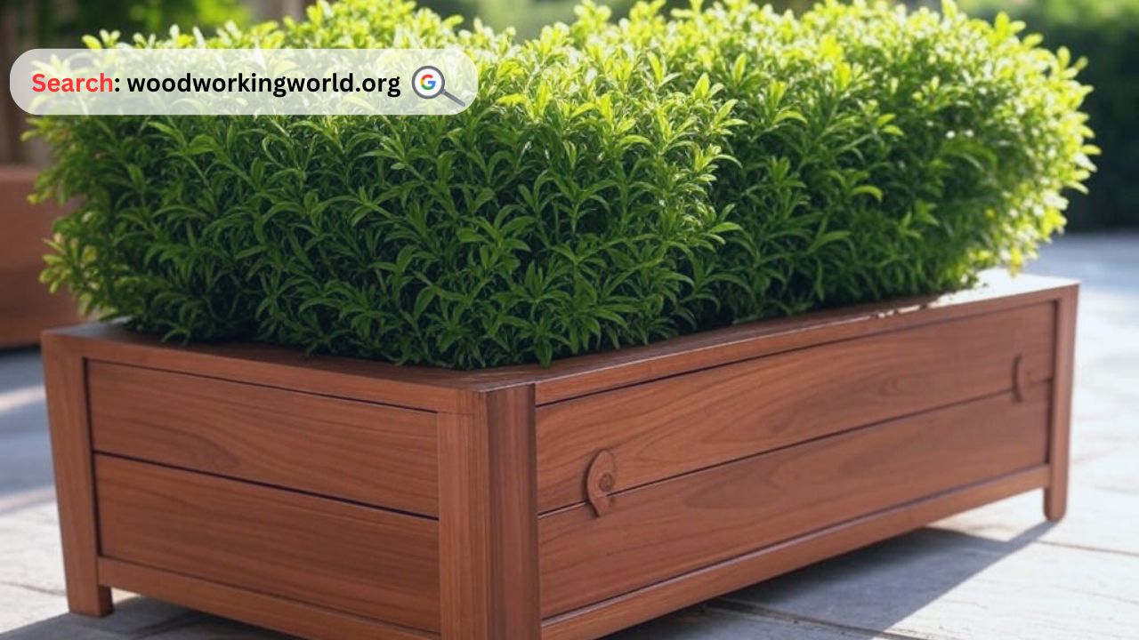 Stylish & Spacious! Rectangle Planter Box