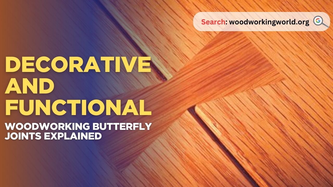 Decorative and functional woodworking butterfly joints explained ...