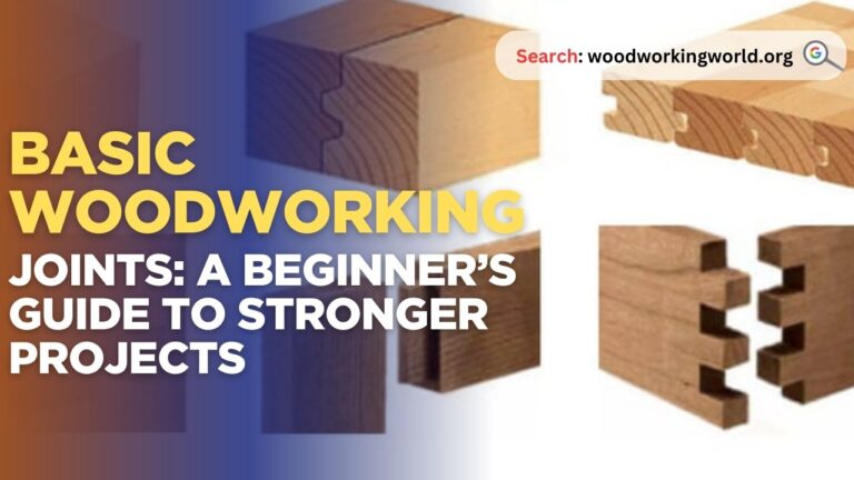 Basic Woodworking Joints: A Beginner’s Guide to Stronger Projects ...