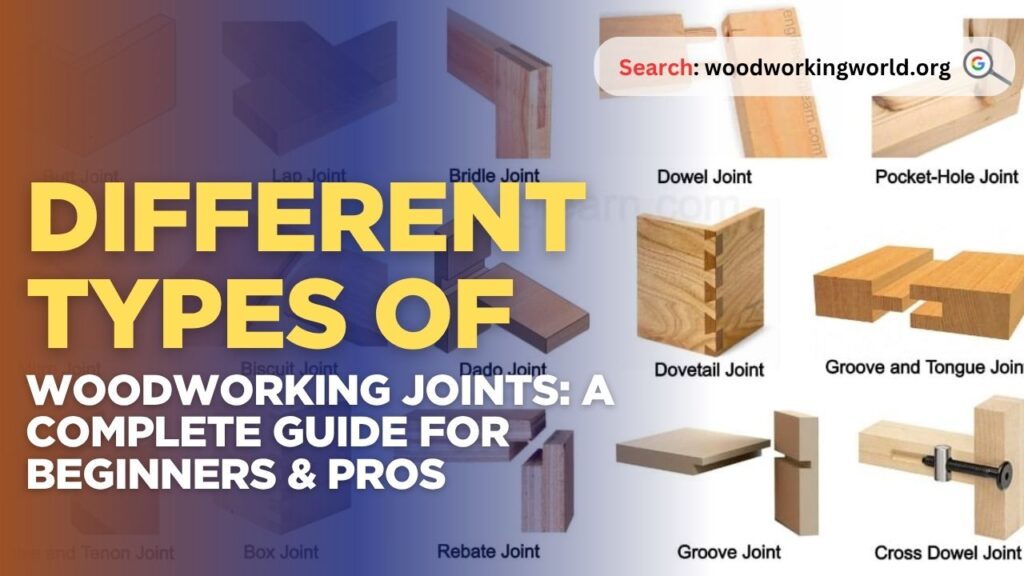 Different Types of Woodworking Joints: A Complete Guide for Beginners ...
