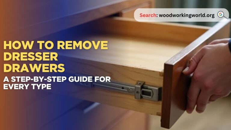 How to Remove Dresser Drawers: A Step-by-Step Guide for Every Type