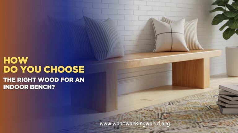 How do you choose the right wood for an indoor bench? (Mar 2026)