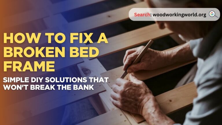 How to Fix a Broken Bed Frame: Simple DIY Solutions That Won't Break ...