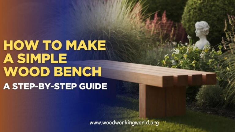 How to Make a Simple Wood Bench: A Step-by-Step Guide (April 2026)