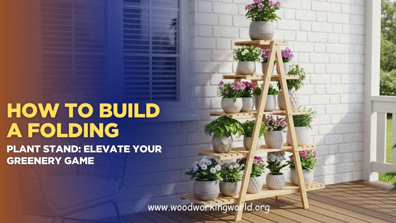 How to Build a Folding Plant Stand: Elevate Your Greenery Game (April ...